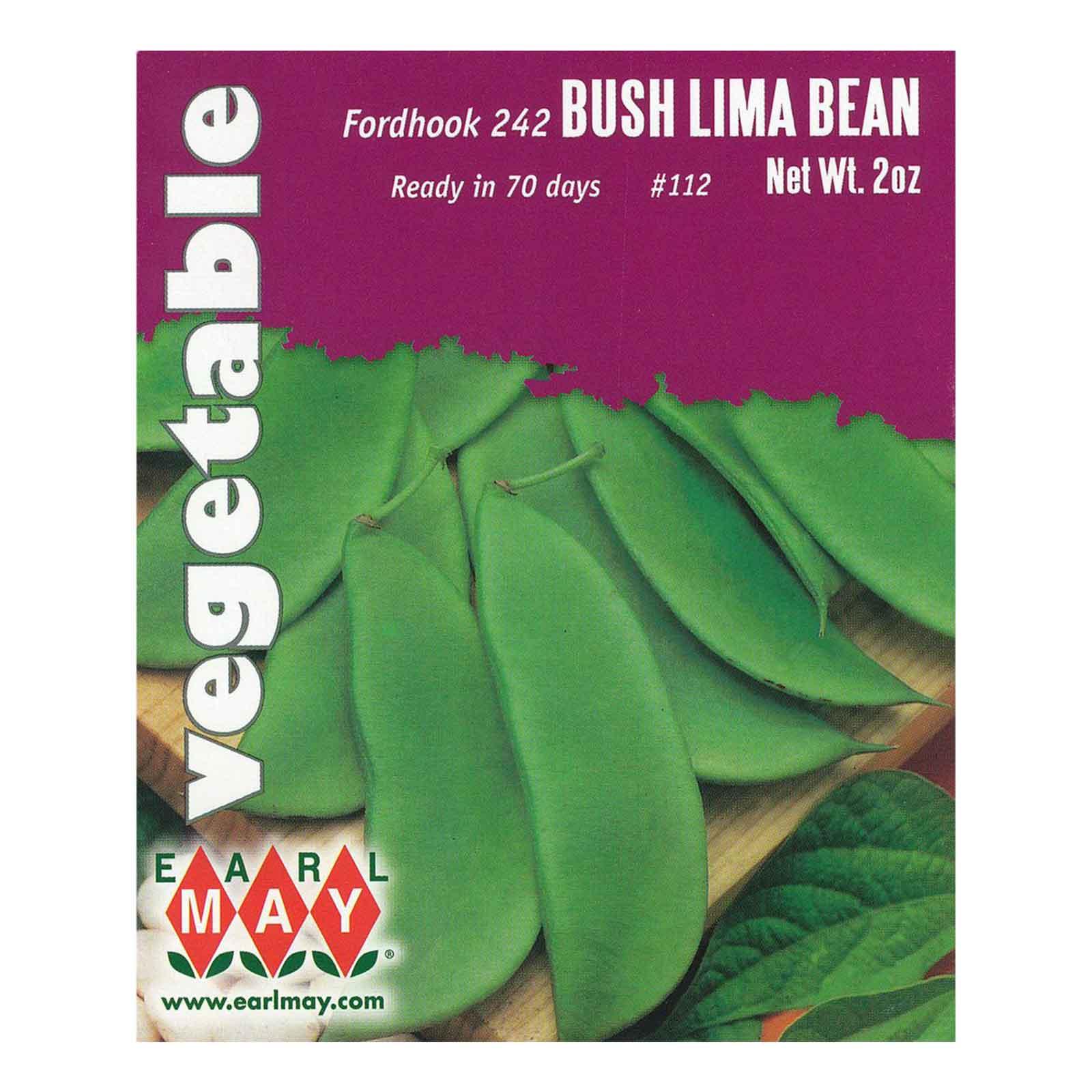 Bean - Bush Fordhook 242 Lima Seeds