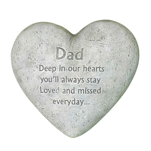 Memorial Stone - Heart, Dad | Earl May