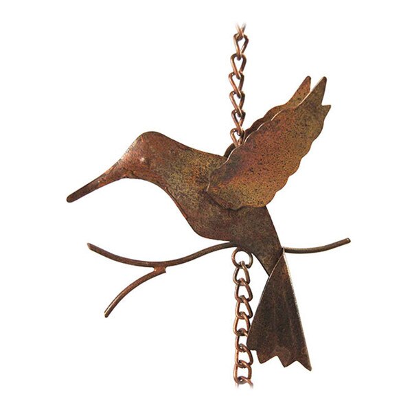 Rain Chain - Hummingbird & Bells, 98" | Earl May